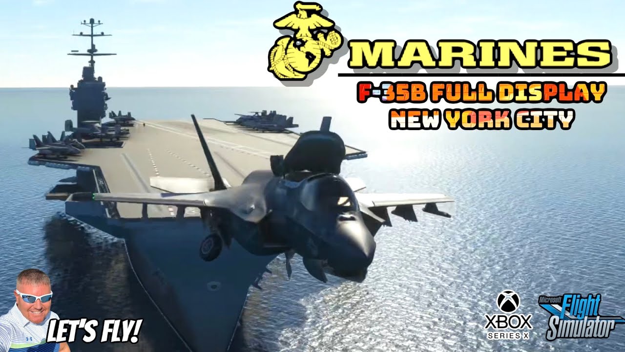 F-35B Full Capabilities Display From Carrier To New York City! What A ...