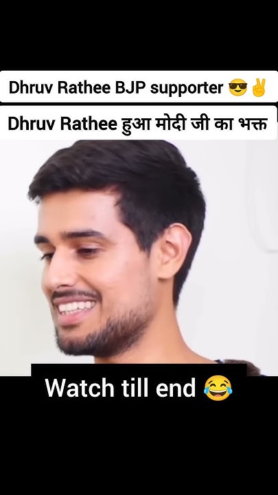 Dhruv Rathee Modi Ji Ke Bhakt😂 Watch Till End Shorts Funnyshorts Election Viral Youtube