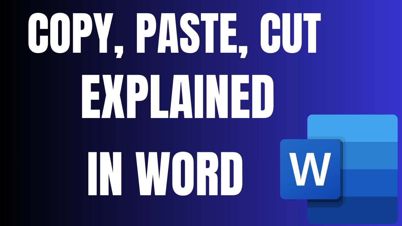 Format Painter, Copy, Cut & Paste in Microsoft Word Explained - YouTube