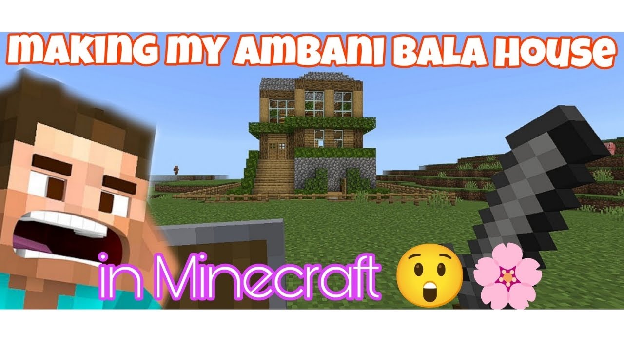 building my ambani bala house in Minecraft survival world 🌸🎮 #gaming # ...