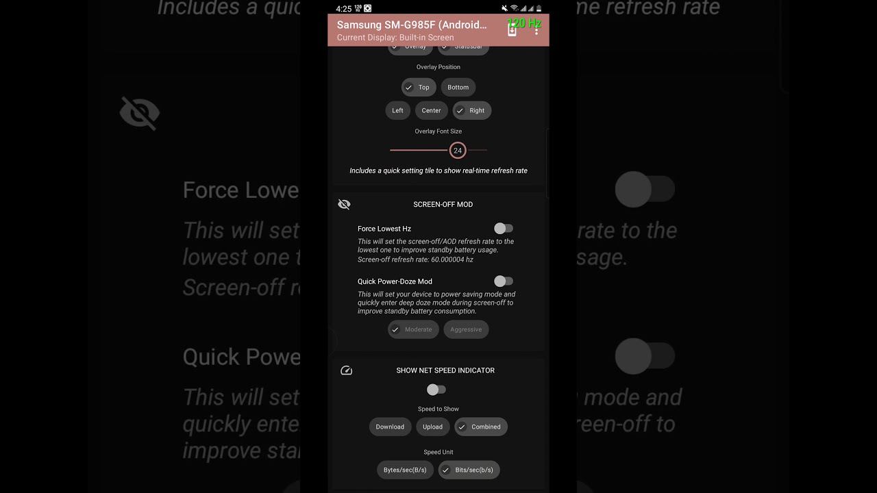 Enable Adaptive Refresh Rate on Galaxy Devices - YouTube