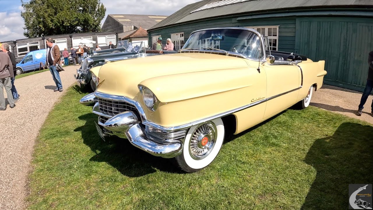 Brooklands Easter Classic Gathering 2023. 1955 Cadillac Eldorado - YouTube