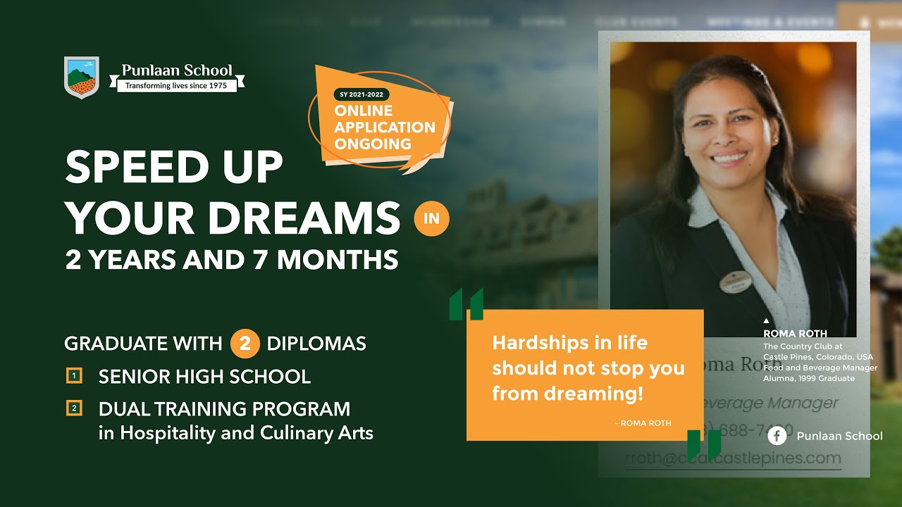 Punlaan School Tech - Voc - Graduate Success Story 2 - SPEED UP YOUR ...