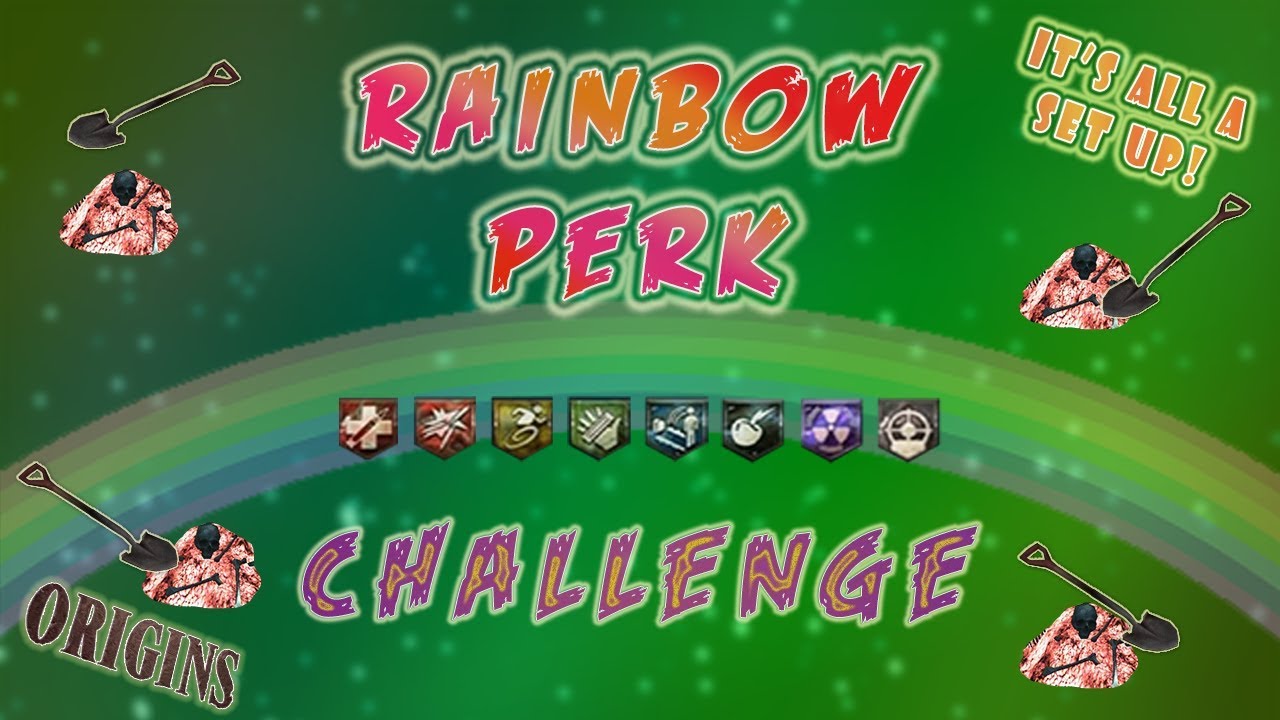 IT'S ALL A SET UP!- Rainbow Perk Challenge (Call of Duty Black Ops 2 ...