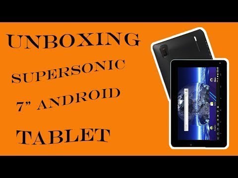 Unboxing SuperSonic Matrix 7" Android Tablet - YouTube