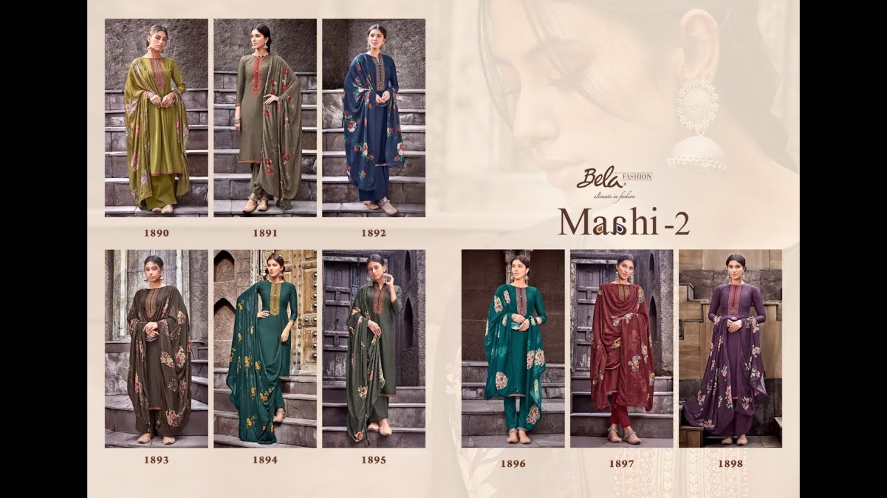 Bela Fashion Maahi Vol 2 Viscose Muslin Partywear Suit|| Latest Design ...