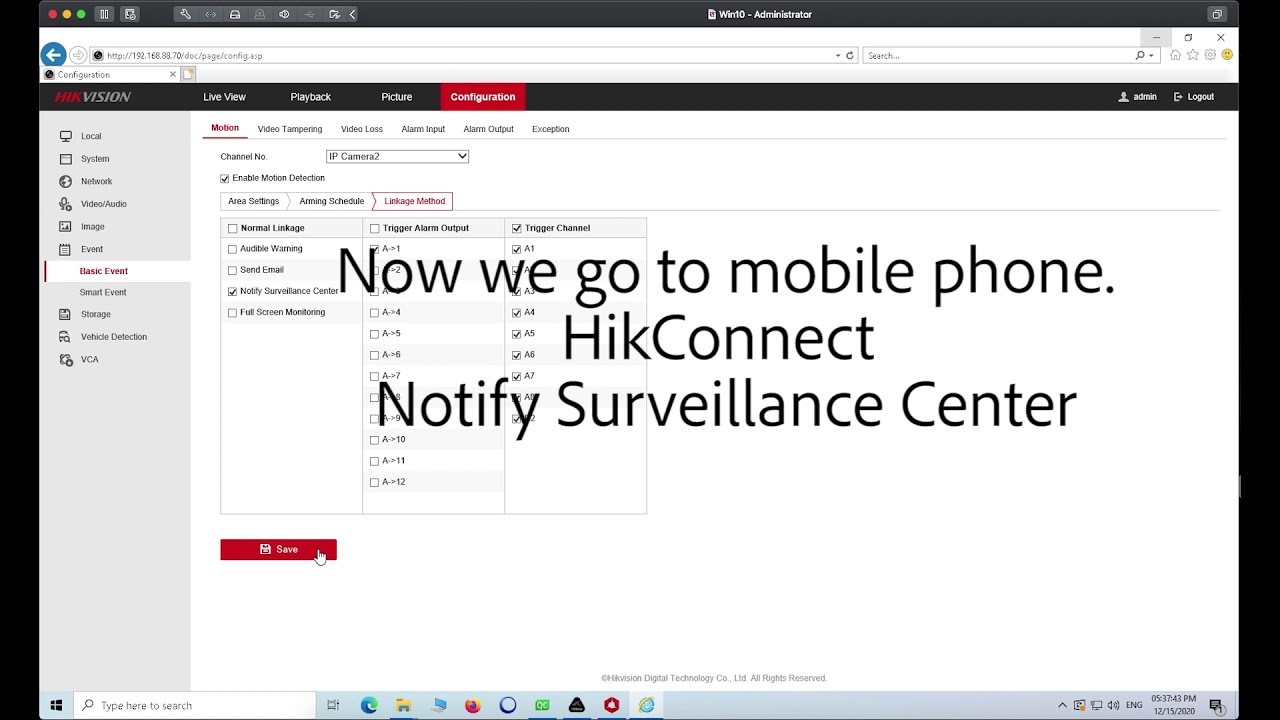 Integrating ITVDesk with HikVision Motion detect and send push on ...
