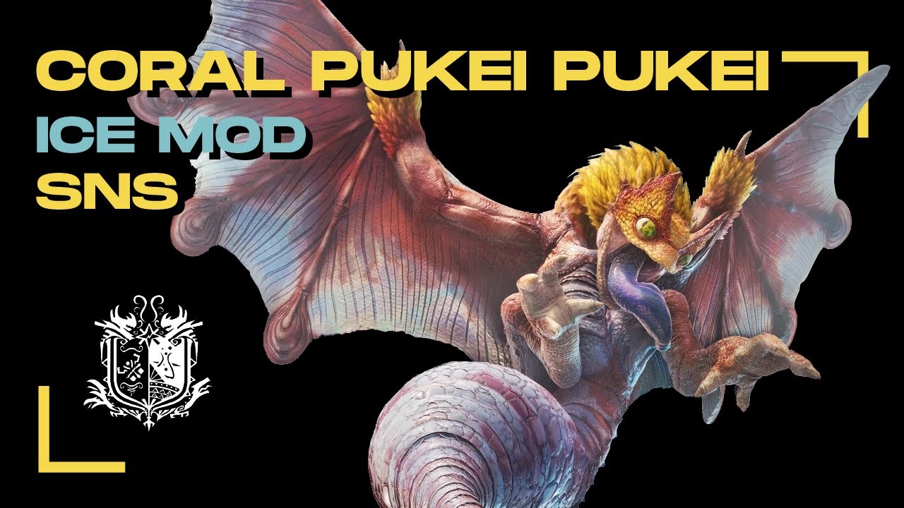 Sword and Shield vs Coral Pukei Pukei in Monster Hunter World Iceborne ...