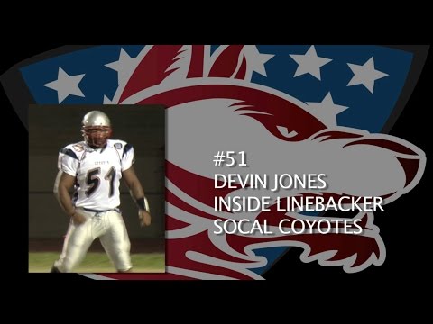 Devin Jones 51 ILB SoCal Coyotes - YouTube