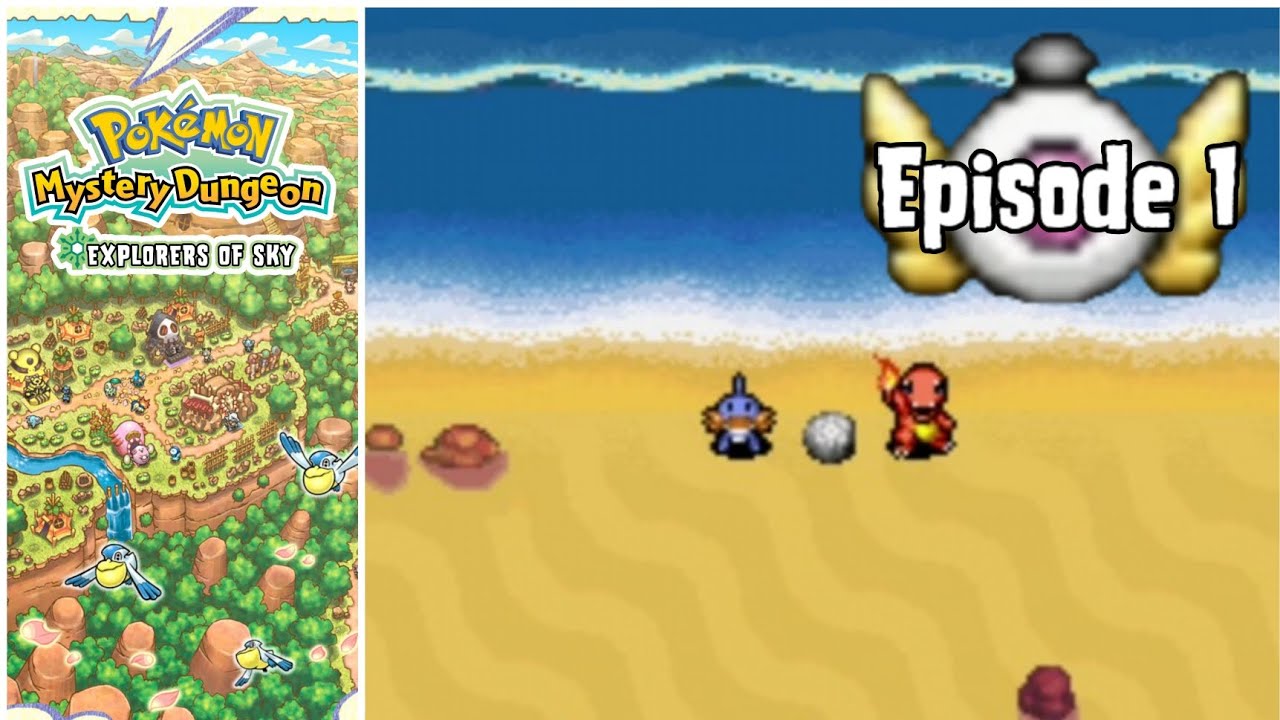 Pokémon Mystery Dungeon: Explorers of Sky - Beach Cave (Part 1) - YouTube