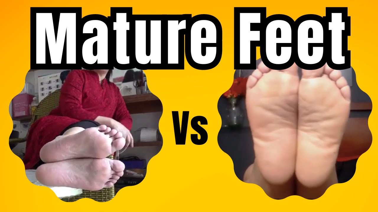 Two beautiful Mature Feet - YouTube