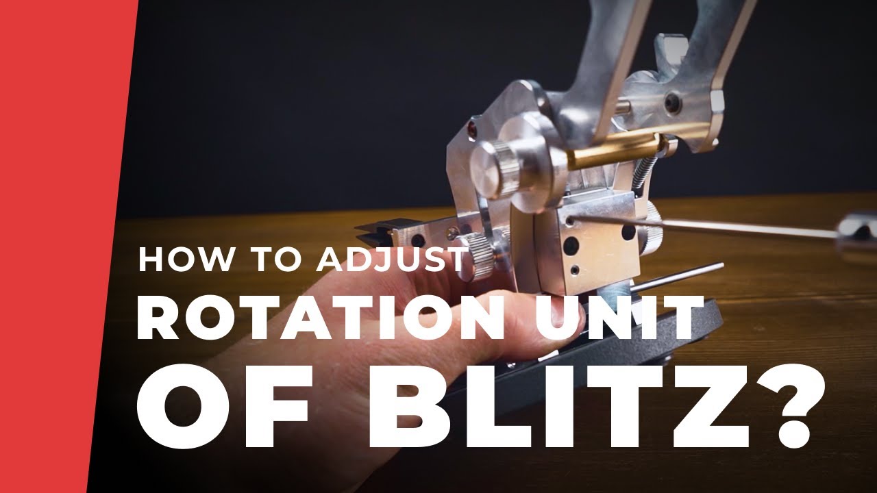 Adjusting the Rotation Unit of TSPROF Blitz - YouTube