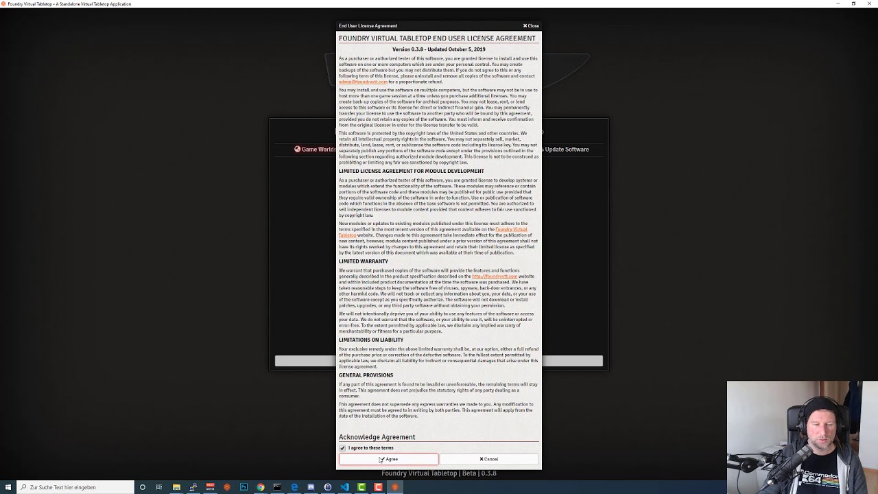 Foundry Setup with VTTA modules - YouTube