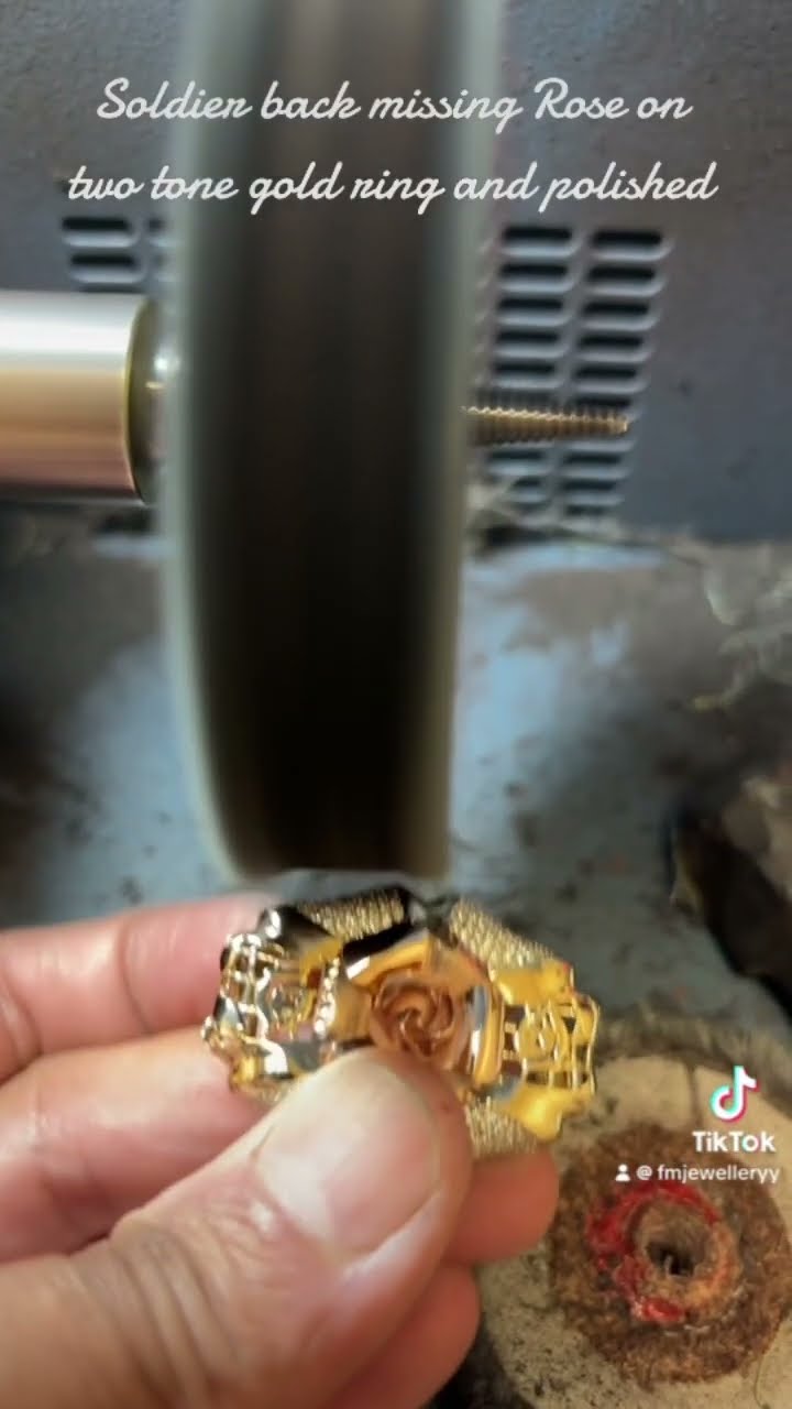 Fixing a Gold Ring - YouTube