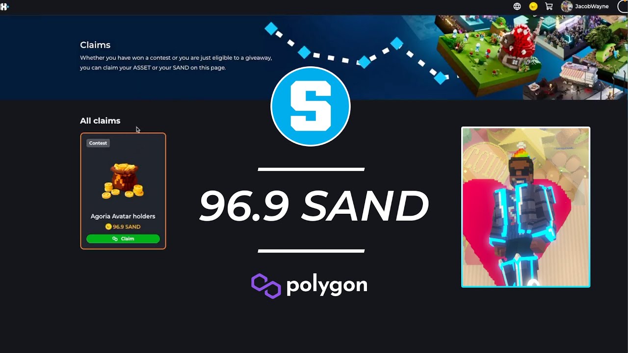 The Sandbox - I claim the Agoria Avatar Holders rewards from The ...