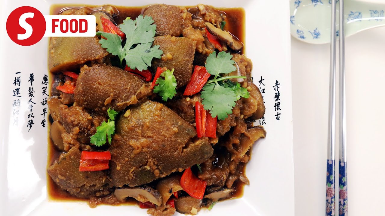 Retro Recipe: Braised pomelo rind - YouTube