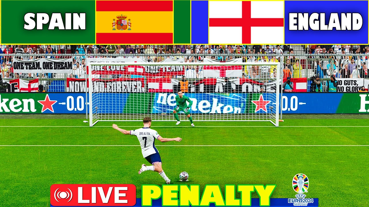 LIVE PENALTY Shootout SPAIN Vs ENGLAND I FINAL UEFA EURO 2024 live-penalty-shootout-spain-vs-england-i-final-uefa-euro-2024