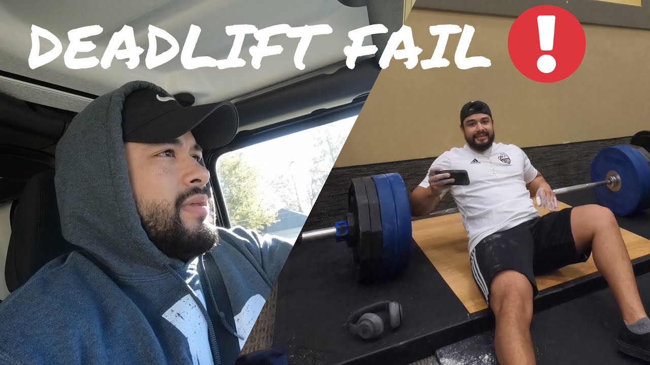 DEADLIFT FAIL | Week 3 & 4 Deadlifts - YouTube