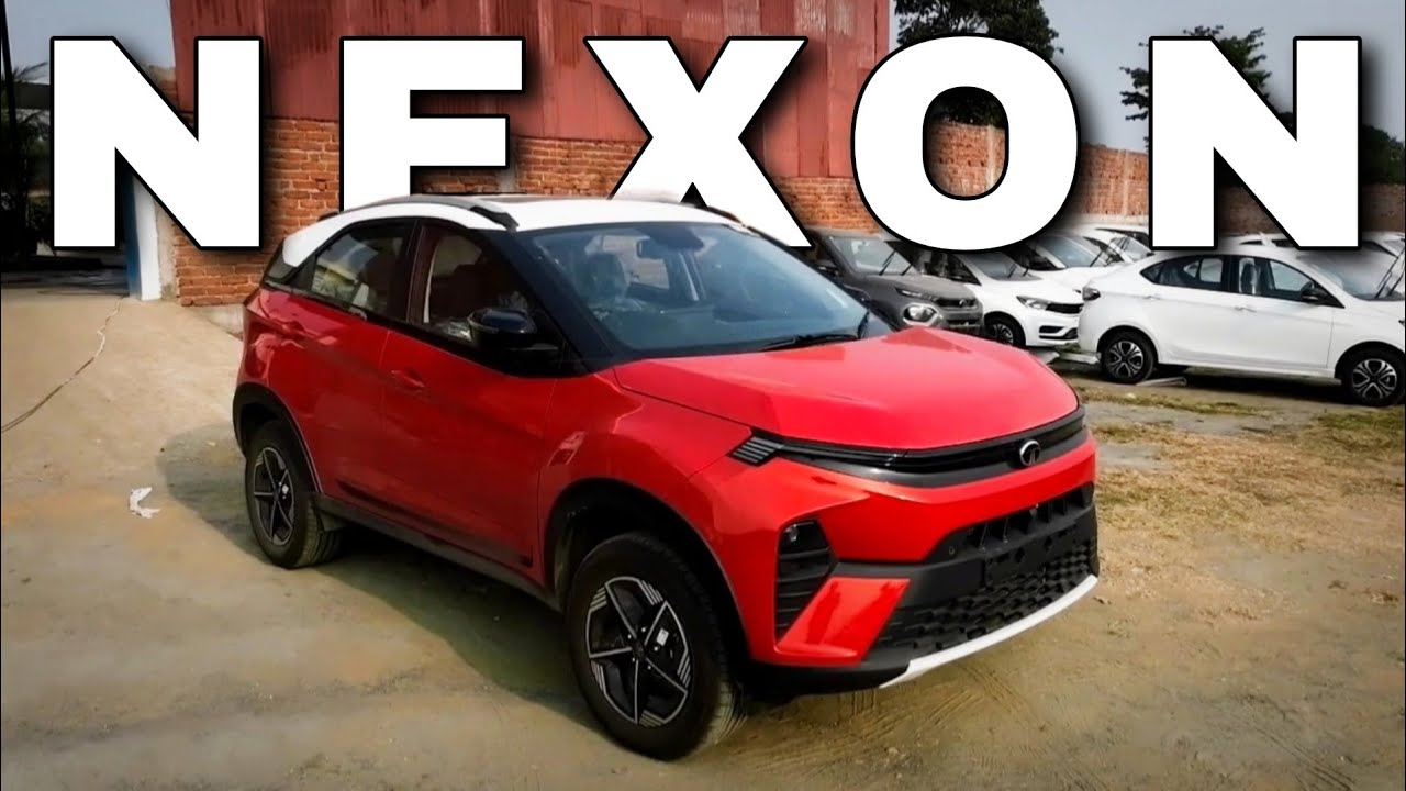 Tata Nexon Creative Plus S Red and White Dual Tone LOOK! All you need ...