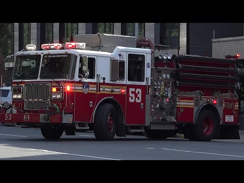 FDNY Engine 53 responding - YouTube