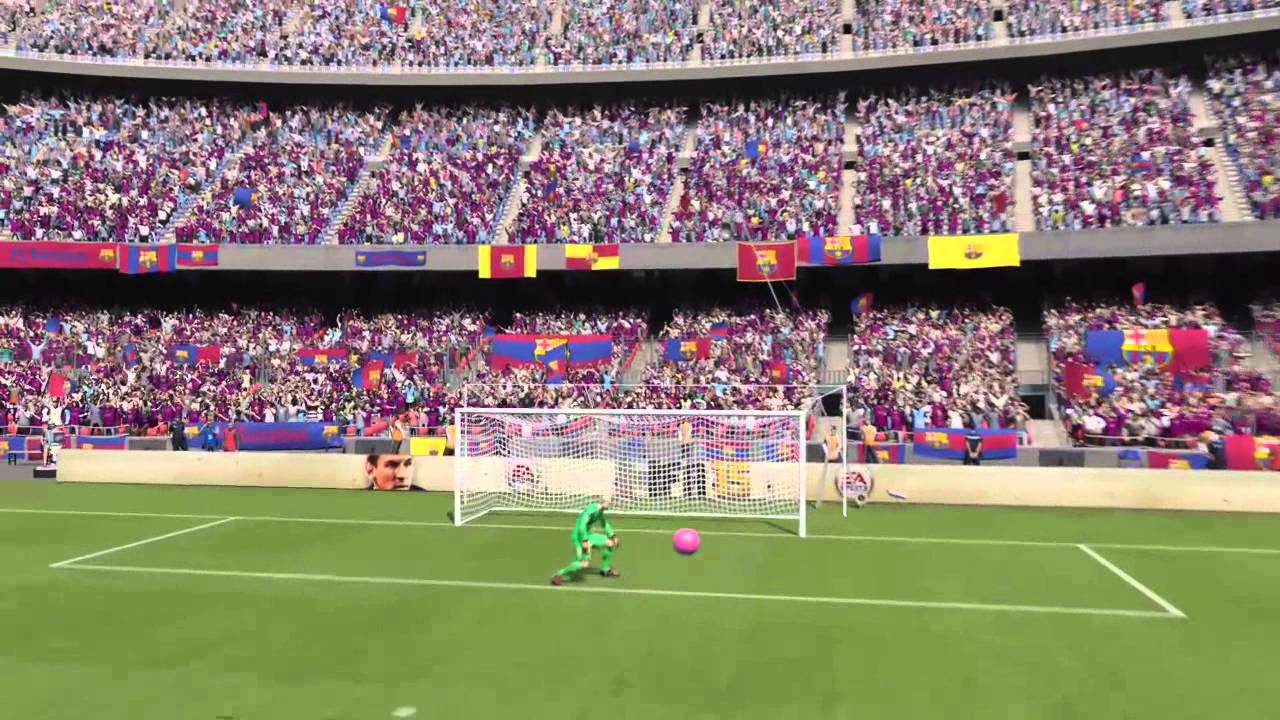 Messi's Long Shot ( Ultimate Team ) - YouTube