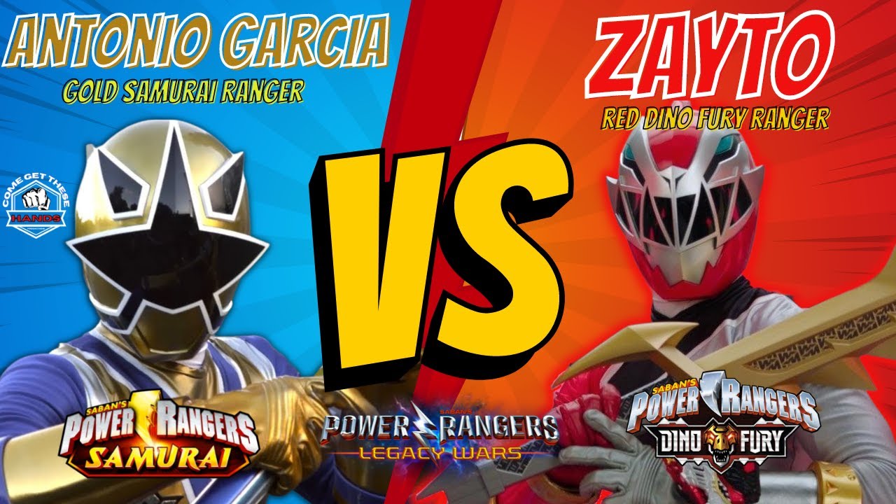 Power Rangers Legacy Wars | Antonio Garcia Vs Dino Fury Red Ranger ...