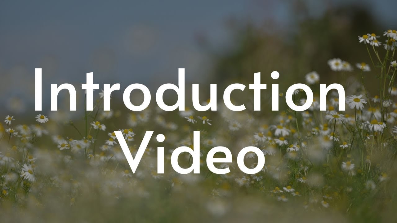 Short and sweet Introduction - YouTube