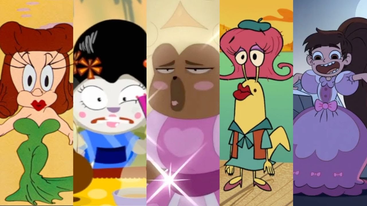 Crossdressing in Cartoons: Dragged into Drag - YouTube