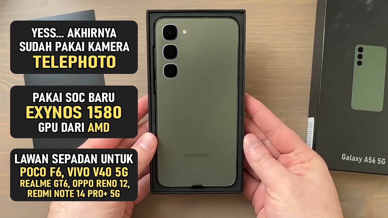 SAMSUNG GALAXY A56 5G Hadir dengan Kamera TELEPHOTO !! Mantab.. - YouTube