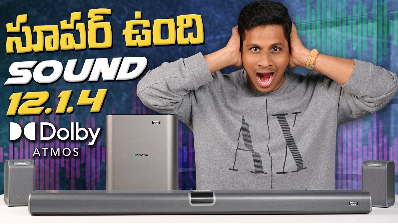 Blaupunkt SBW600 Xceed Emperor 12.1.4 DOLBY ATMOS Home Theatre Unboxing & Review || Telugu Tech ...