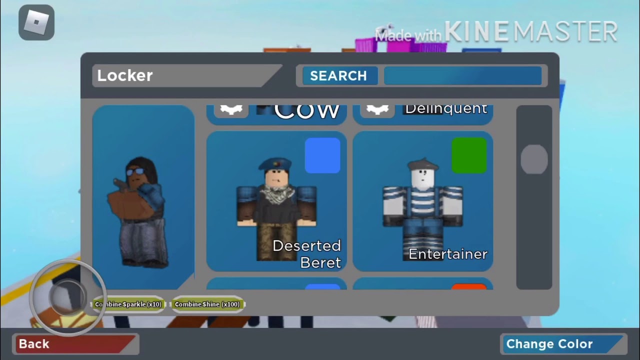 Locker Showcase!!! ( Arsenal Roblox ) - YouTube