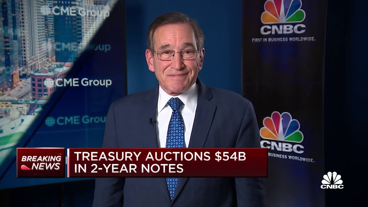 Treasury auction $54 billion in two-year notes with 4.8% yield - YouTube
