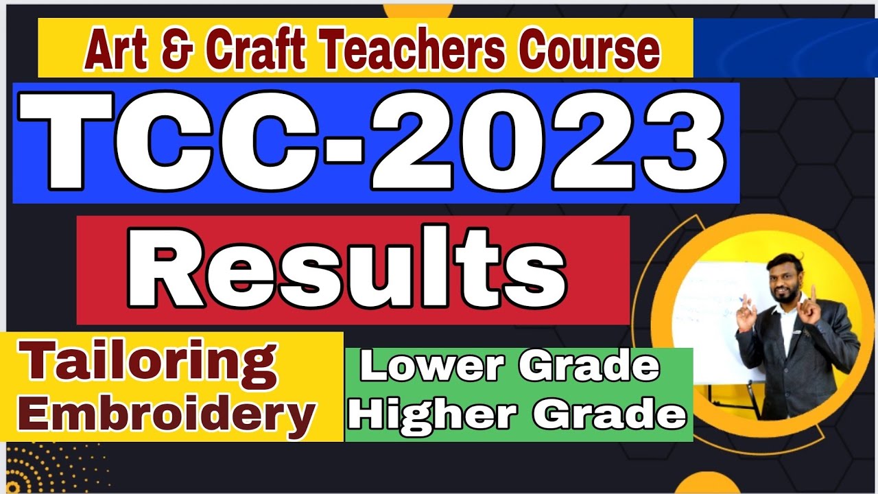 TCC-2023 Results ||Technical Certificate Course-2023|| |Art and Craft ...