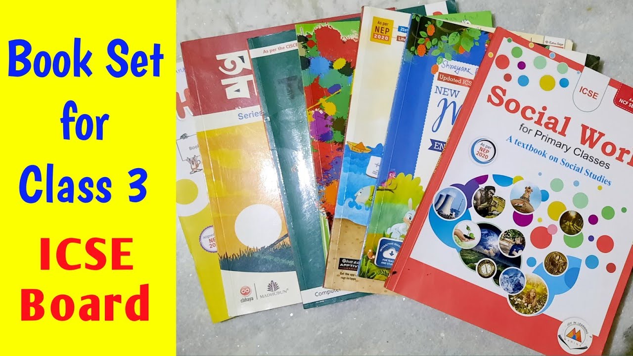 Book Set for Class 3 ICSE Board || Book Set For Class 3 || Class 3 ...