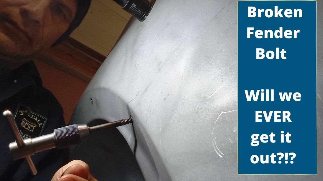 1966 VW Beetle Convertible Restoration - Pt. 25 - Broken Fender Bolt ...