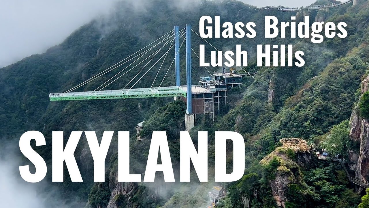 Skyland's Hidden Paradise: Glass Bridges & Lush Hills, Anji, China ...