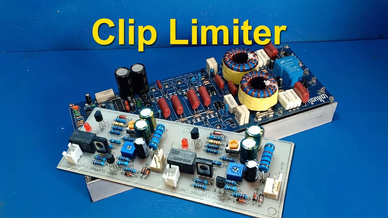 Making Clip Limiter for Amplifier Class D - YouTube