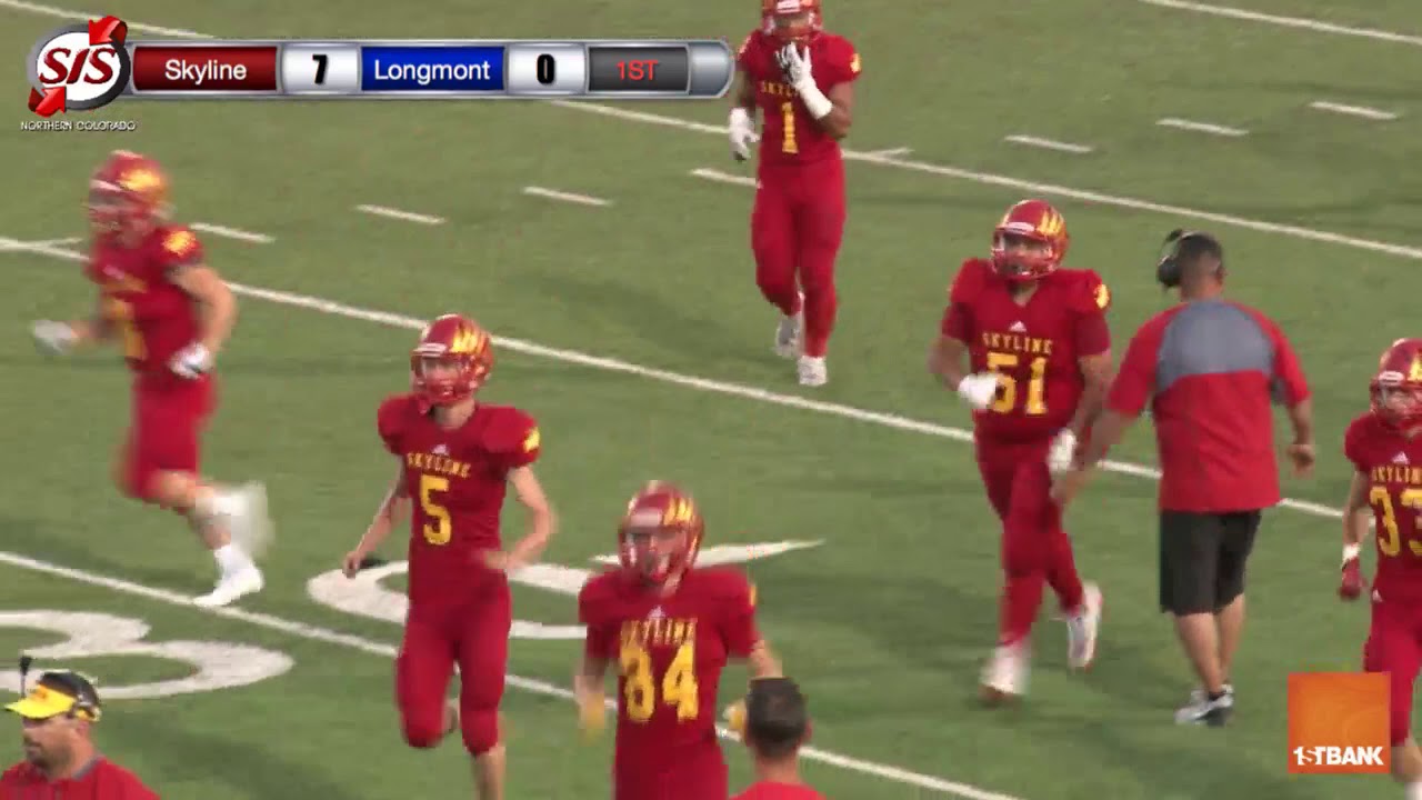 FOOTBALL: Skyline HS vs Longmont HS - 2018 - YouTube