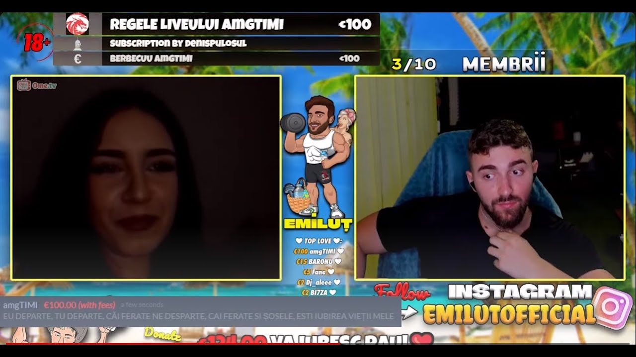 @EmilBadarau FUNNY MOMENTS Emilut caterinca pe OME TV #92 - YouTube
