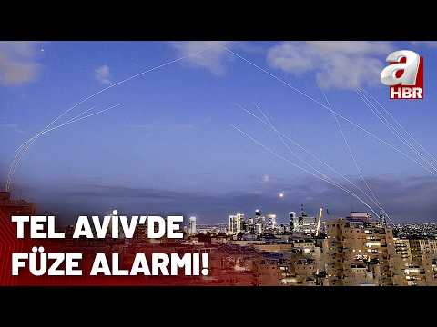 İran füzeleri ateşledi, İsrail alarma geçti! | A Haber