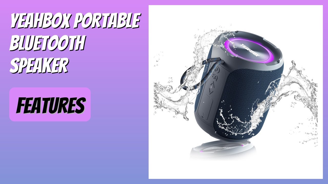 REVIEW (2026): YEAHBOX Portable Bluetooth Speaker. Features - YouTube