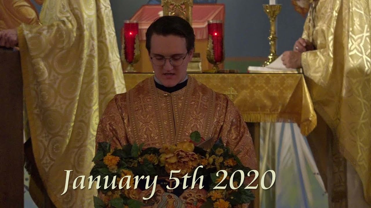 St. Michael's Epistle Reading January 5th 2020 - YouTube