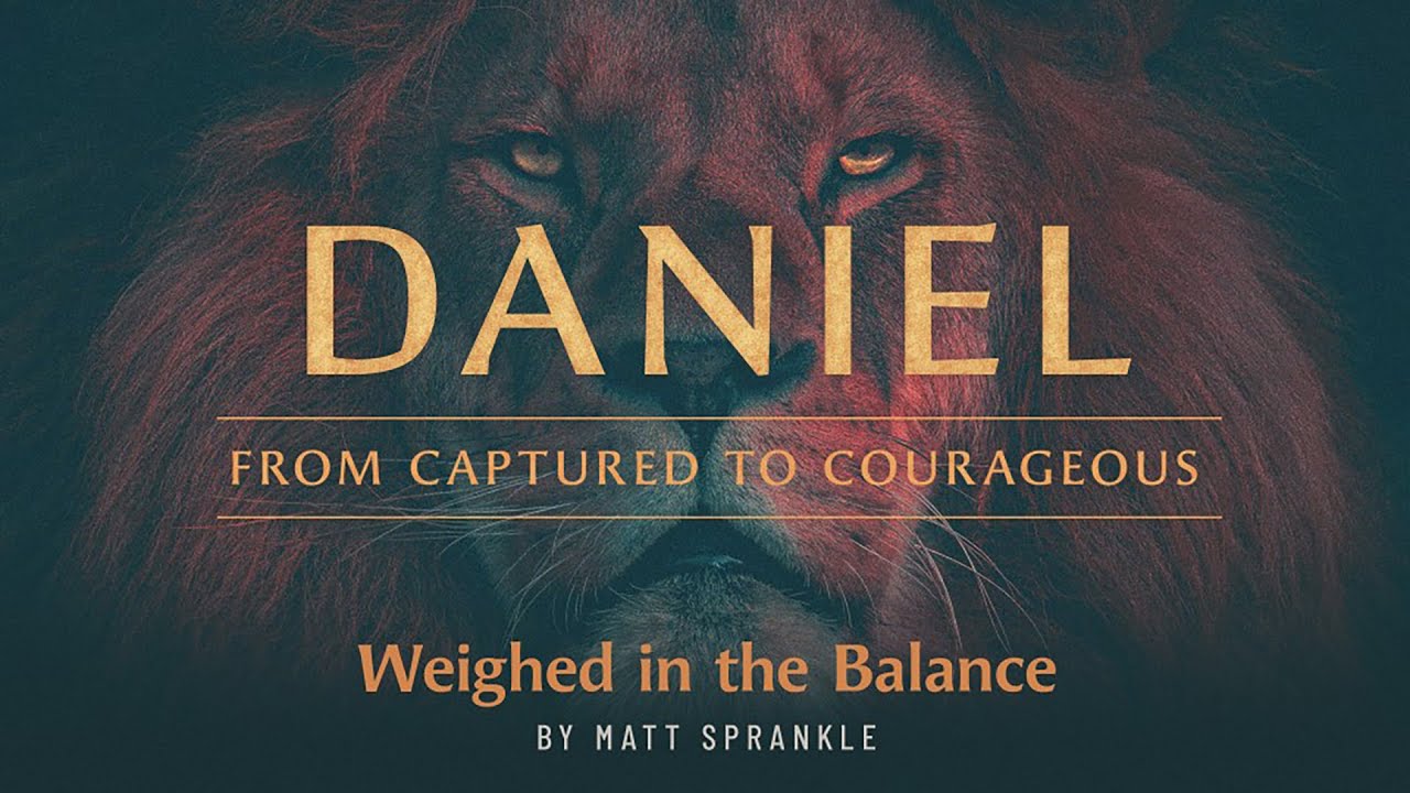 Series | Daniel | Weighed in the Balance | March 2, 2025 - YouTube