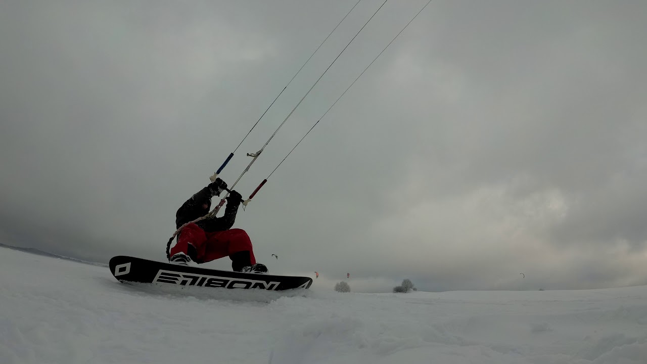 Snowkiting , kitesurfing (9.12. ,10.12. 17) 4K - YouTube