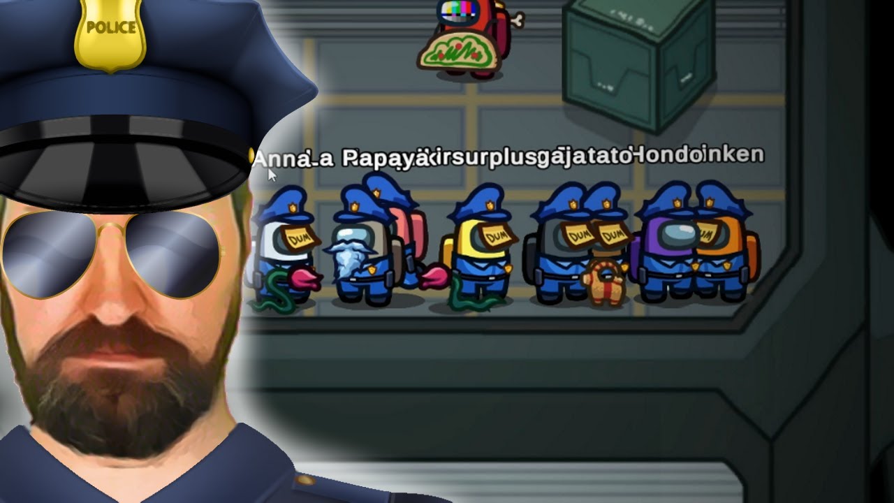 Politieagentje spelen in Among Us!! - YouTube