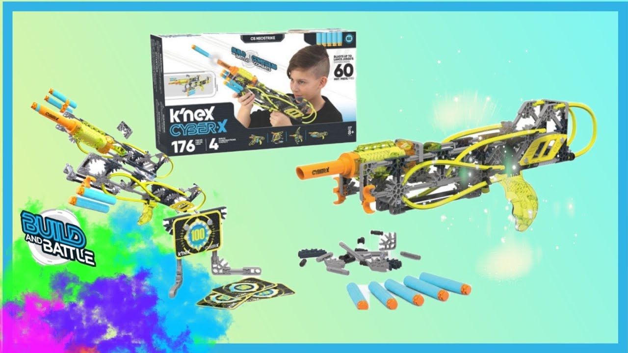 How to Build your K'NEX Cyber-X C5 Neostrike - YouTube