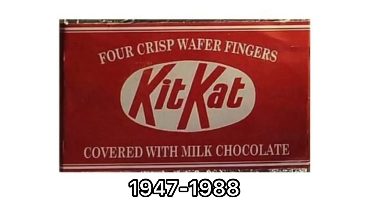 Kit Kat historical logos - YouTube