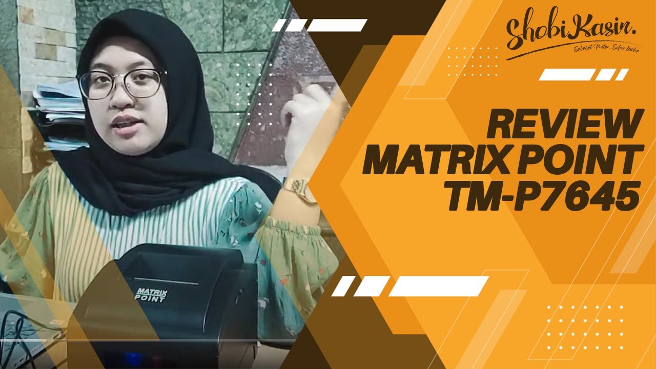 PRINTER DOT MATRIX MATRIX POINT TM-P7645 | REVIEW - YouTube