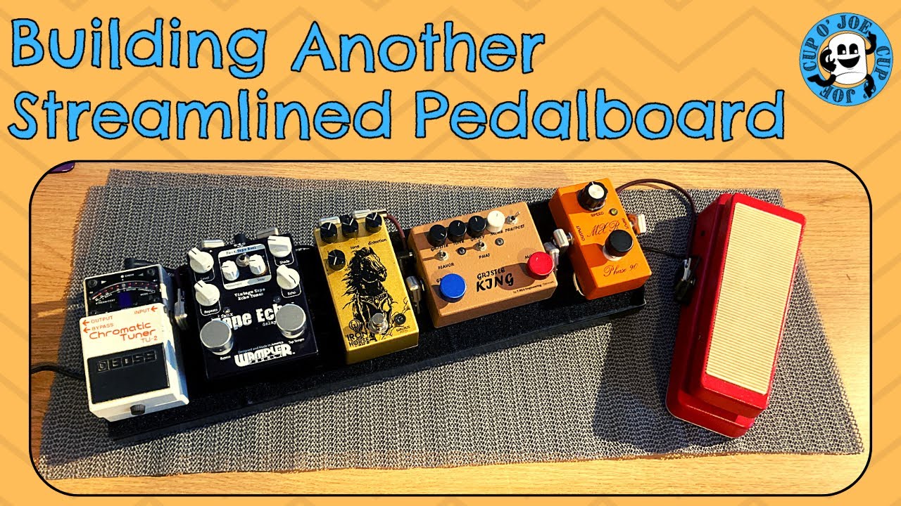 Building a Streamlined Mini Pedalboard - YouTube