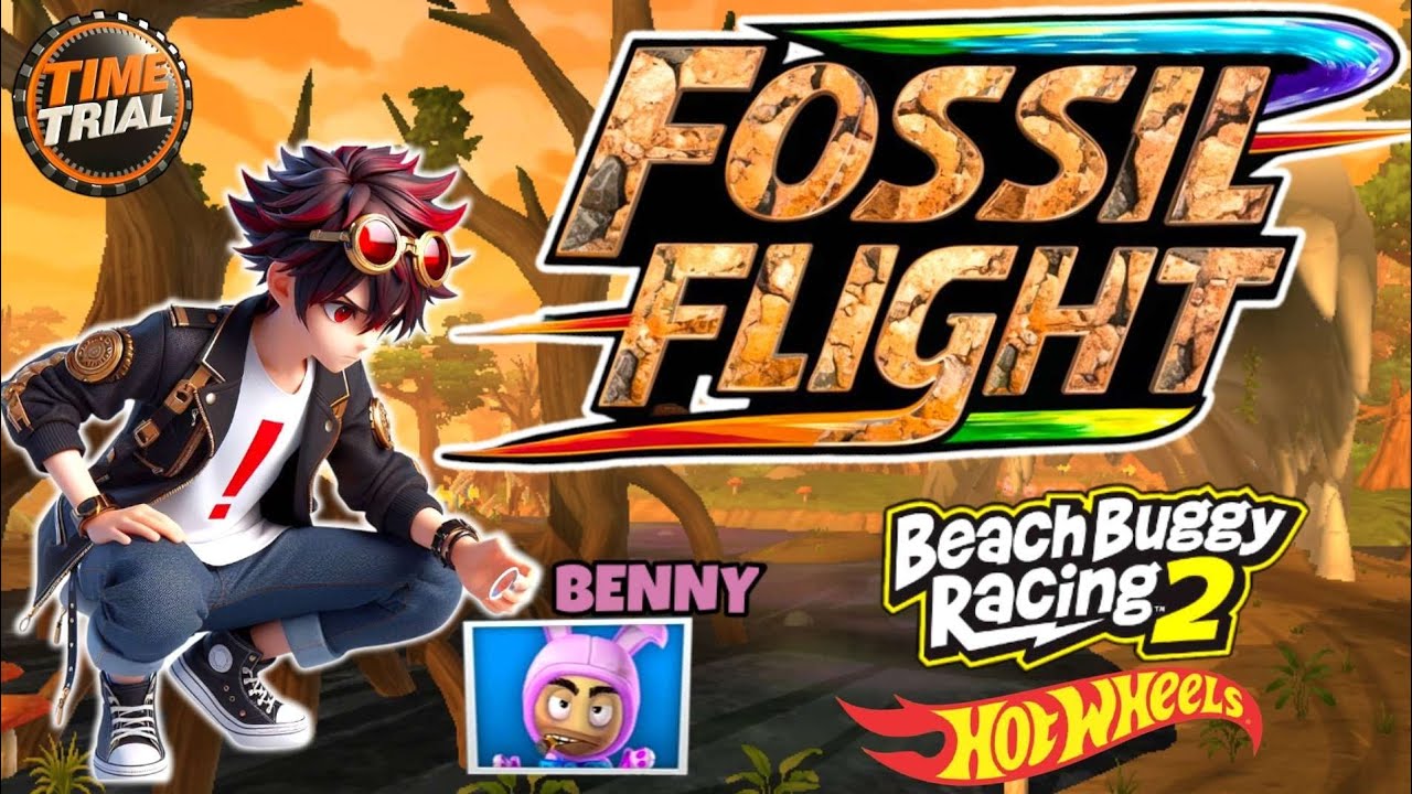 Fossil Flight 🐰🏁"Time Trial" |🏆Benny + Action City Decal 🏆| Rad Rod ...